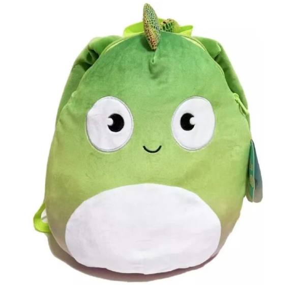 Squishmallows | Toys | Backpack Denton The Chameleon 4 Squishmallow ...